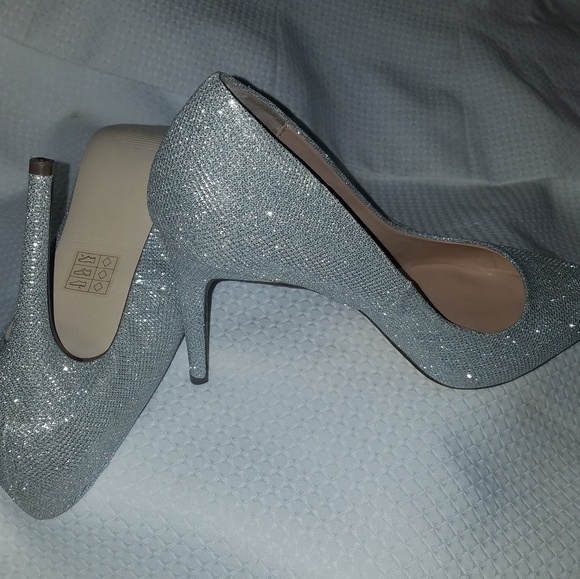 Call It Spring | Shoes | Silver Sparkly Pumps Sz 1 | Poshmark